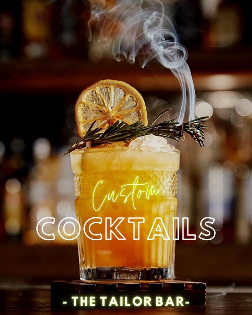 The tailor bar thế giới Signature cocktail ngon chất lượng