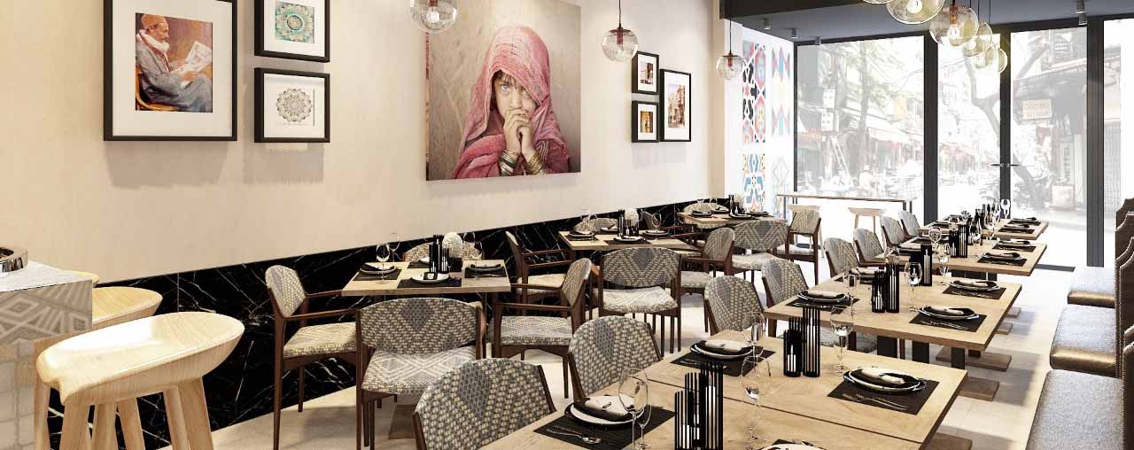 Handi Restaurant Hanoi chuyên món ăn Ấn Độ, Pakistan, Ả Rập